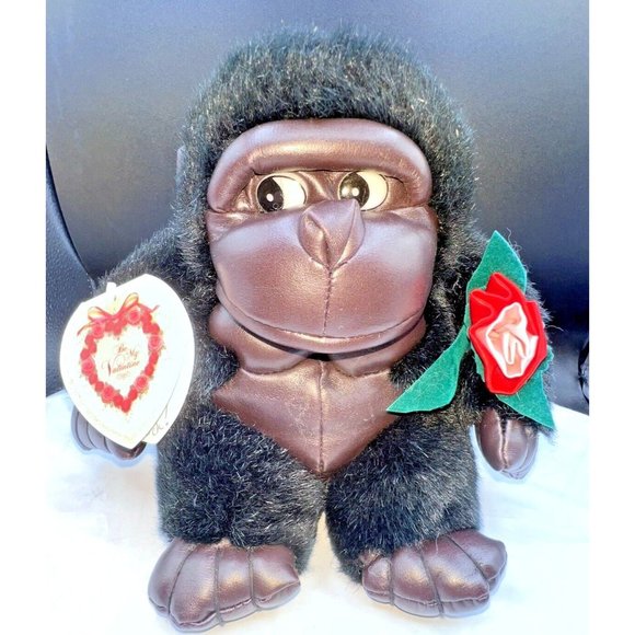 Dan Dee | Toys | Vintage Tb Trading Co 7 Plush Dark Brown Ape Gorilla ...